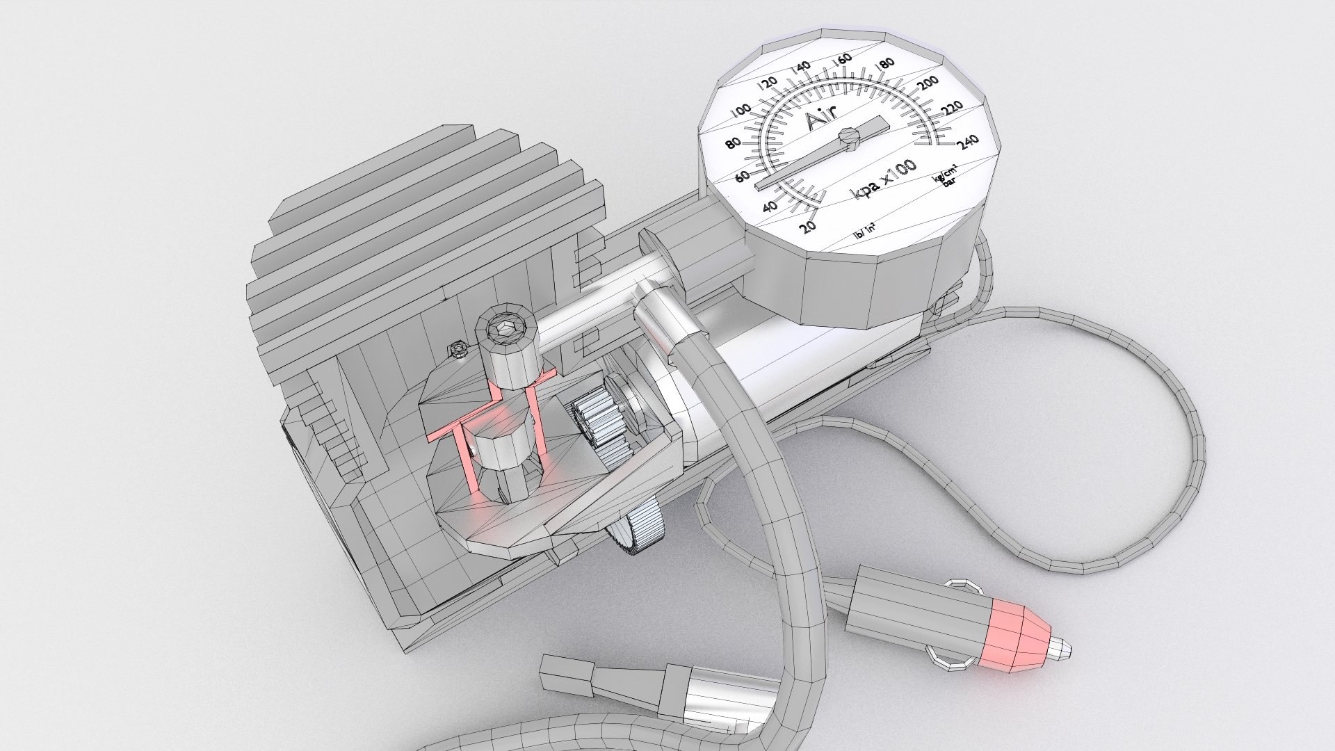 3D air car compressor - TurboSquid 1527364