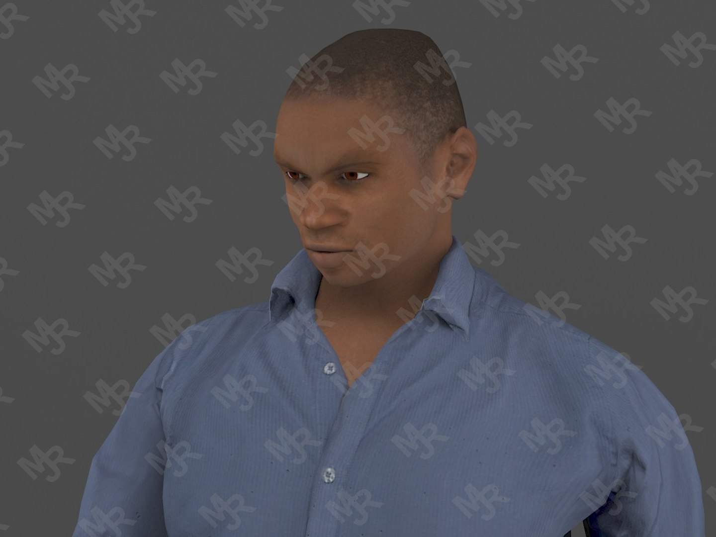 3D Model Afroman1 Games - TurboSquid 1278590