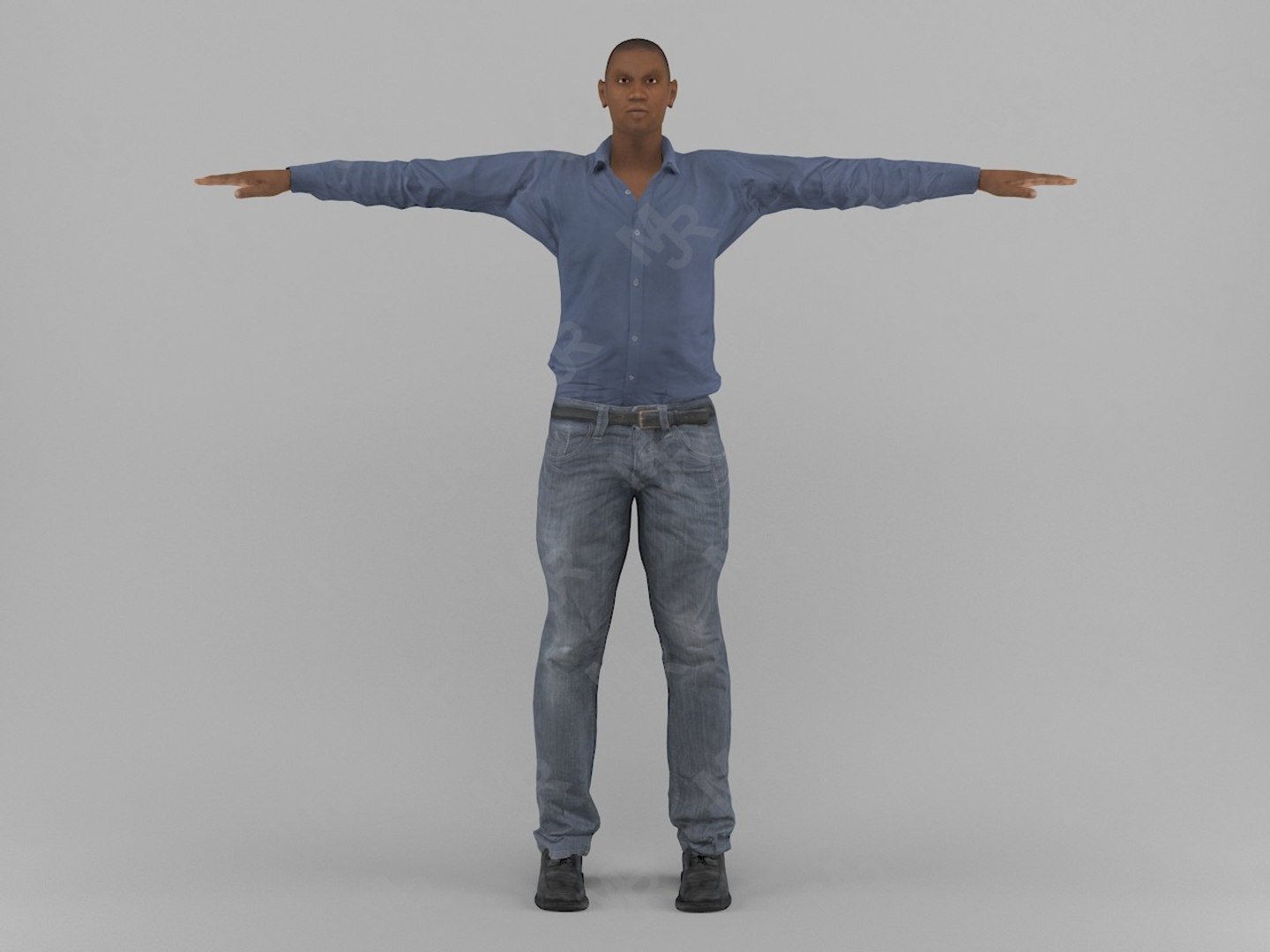 3D Model Afroman1 Games - TurboSquid 1278590