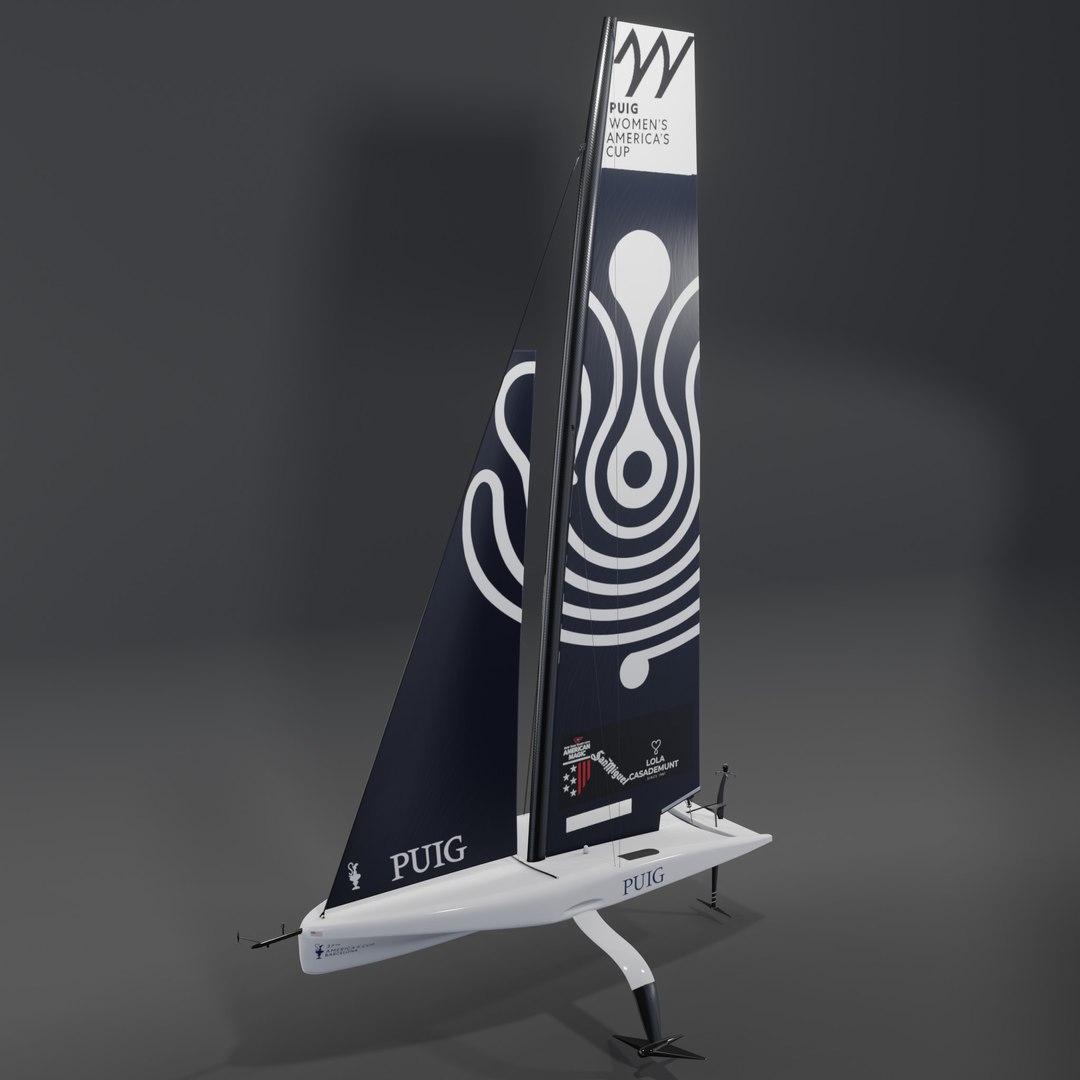 AC40 PUIG 37th Americas Cup 3D Model Model - TurboSquid 2294097