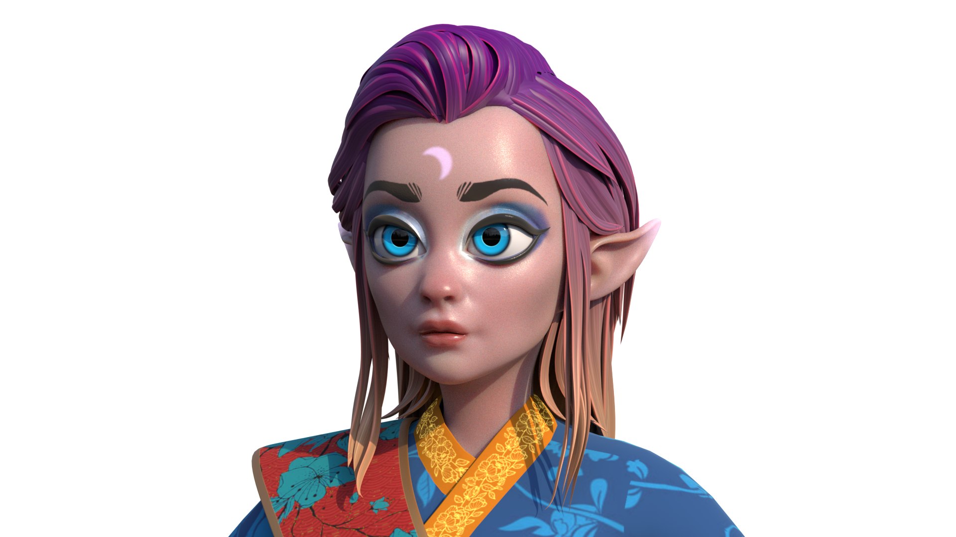 3D Night Elf - TurboSquid 1897414