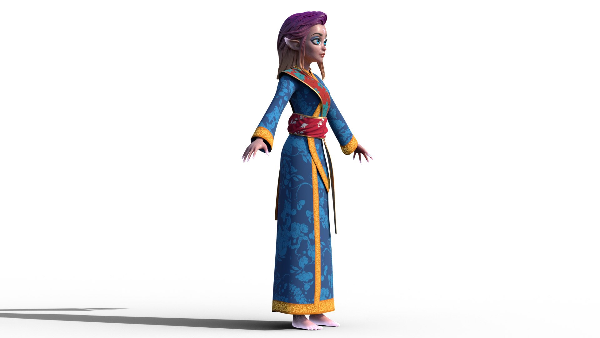 3D Night Elf - TurboSquid 1897414