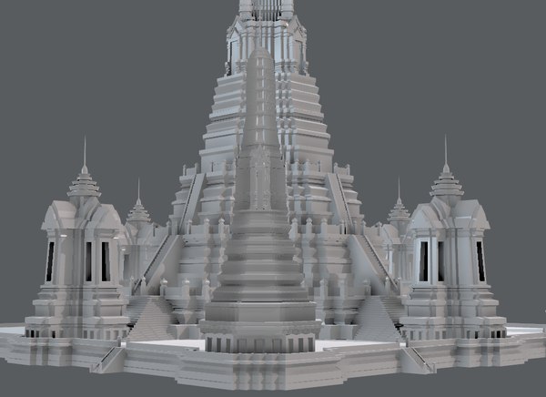 Ancient architectural model - TurboSquid 1291378