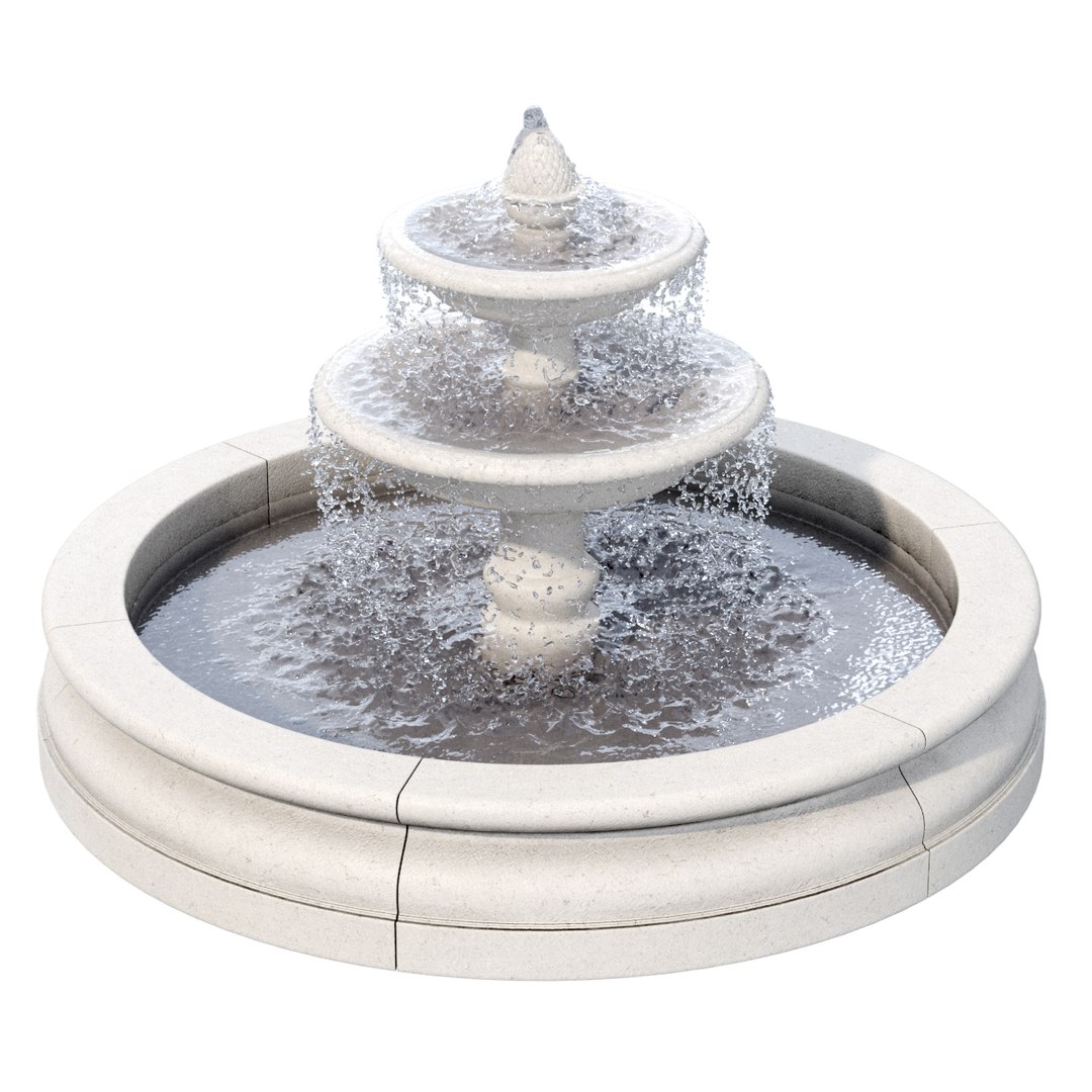 3D Campania - Beaufort Fountain Model - TurboSquid 1896665