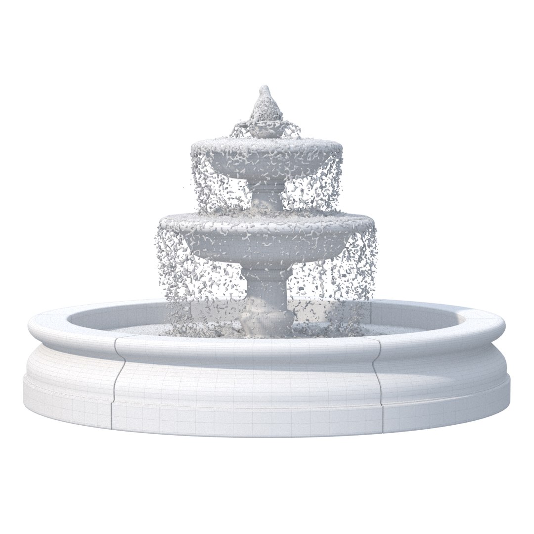 3D Campania - Beaufort Fountain Model - TurboSquid 1896665