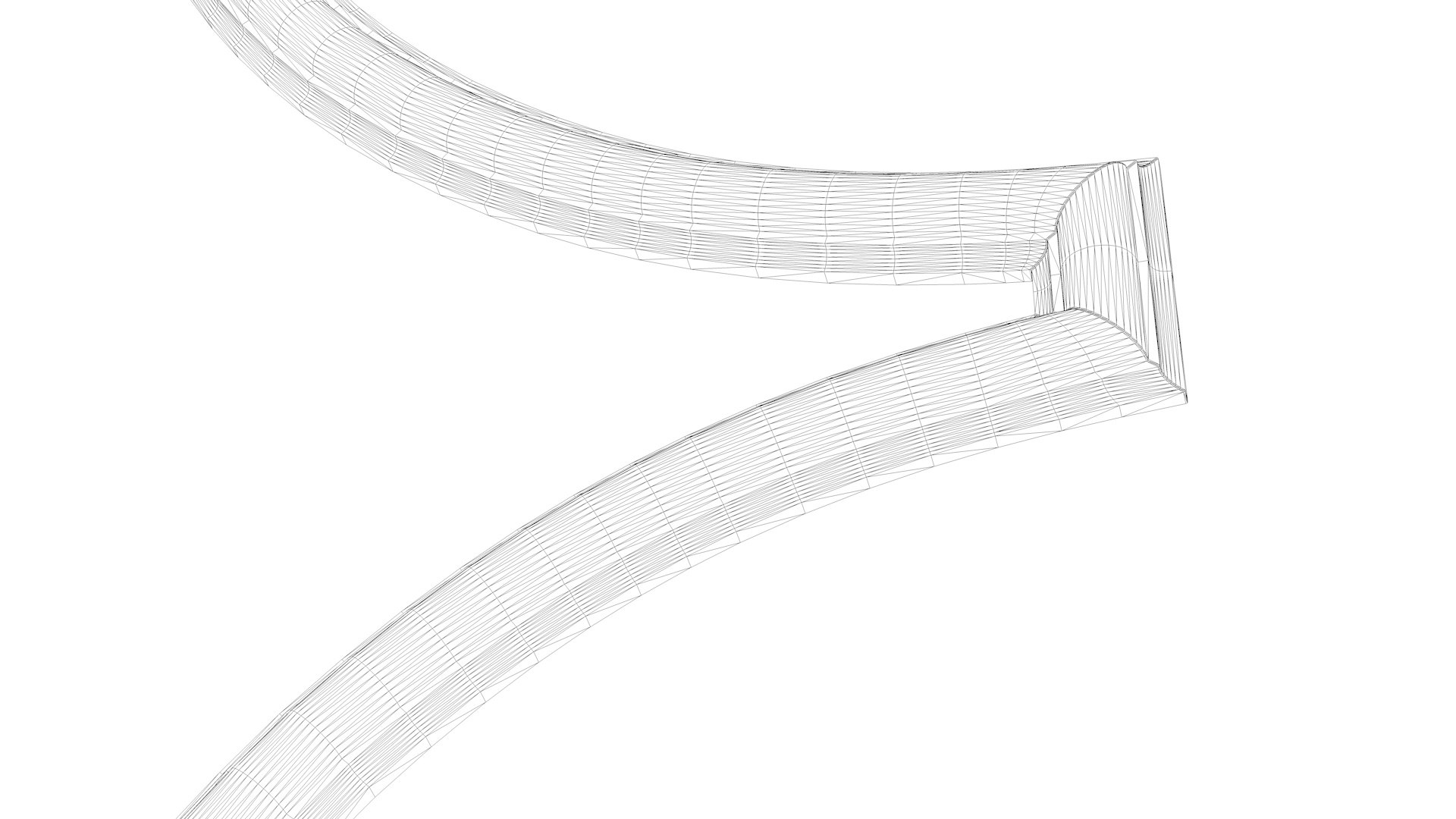 Plaster Decorative Bow DS242 3D Model - TurboSquid 2385860