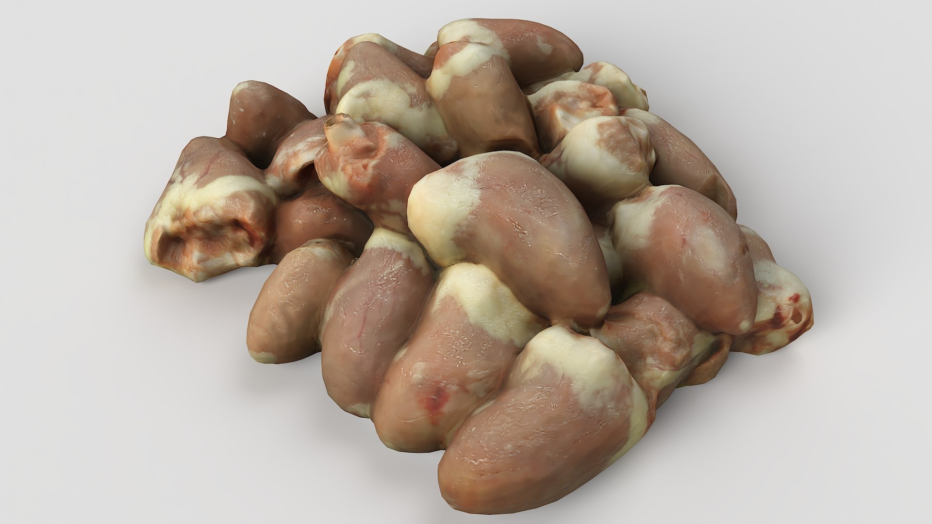 3D model Chicken Hearts - TurboSquid 2050307