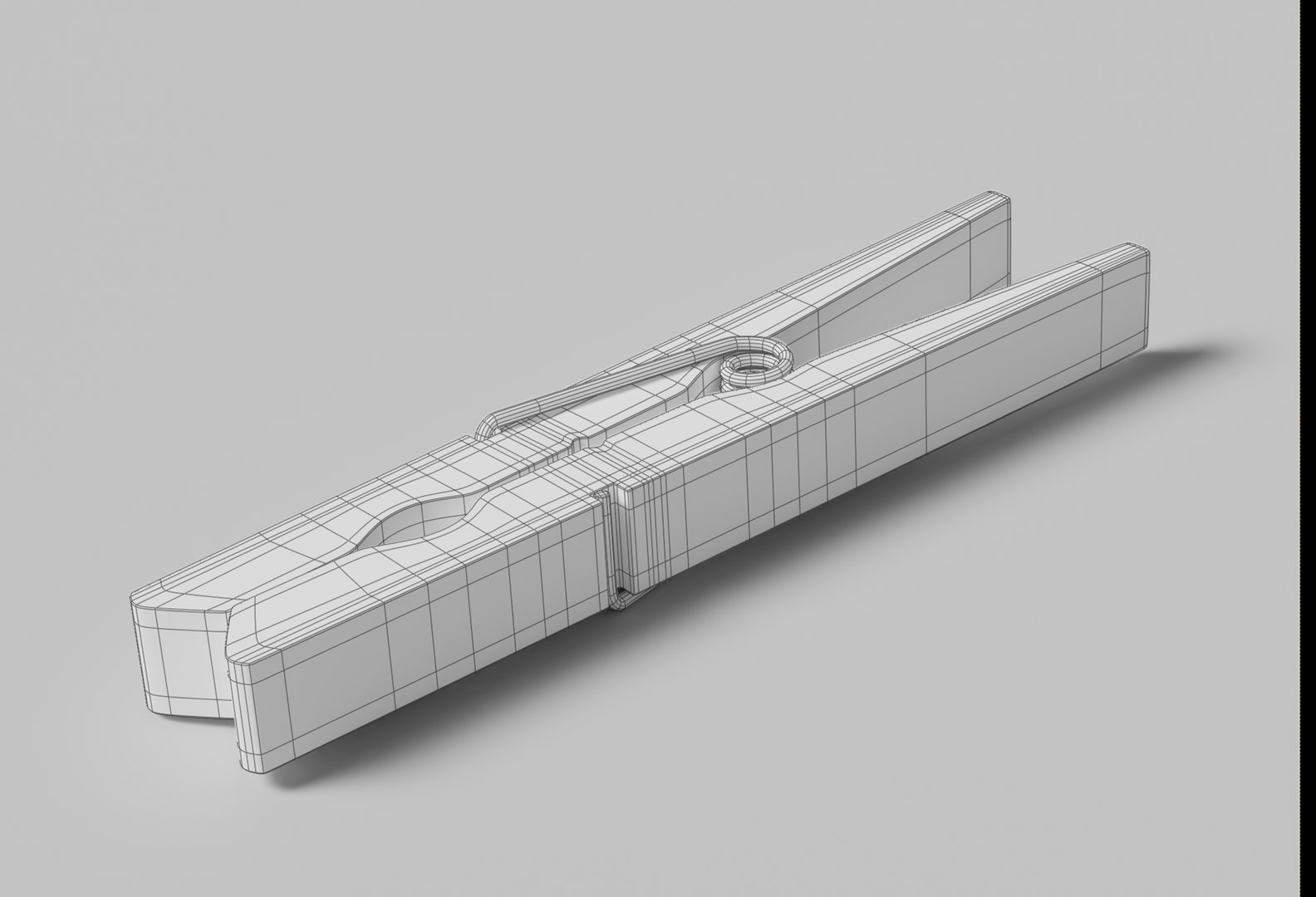 3D Wooden Clothespin Model - TurboSquid 2275690