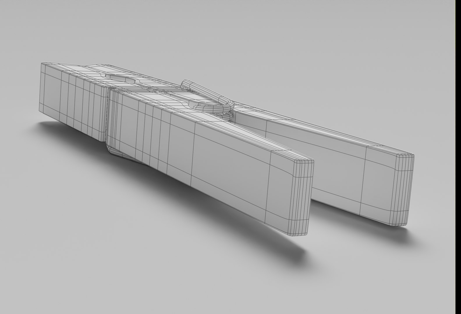 3D Wooden Clothespin Model - TurboSquid 2275690