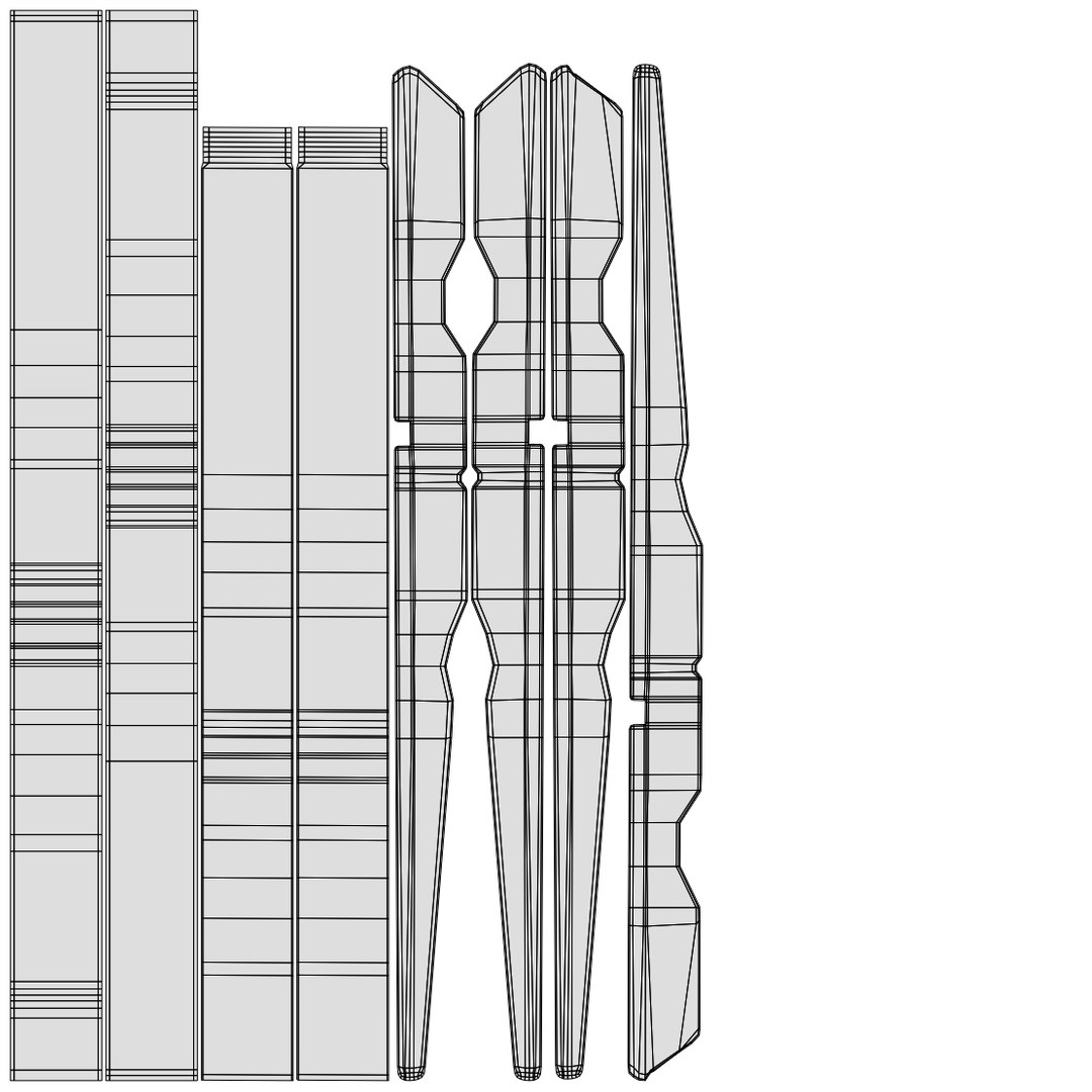 3D Wooden Clothespin Model - TurboSquid 2275690