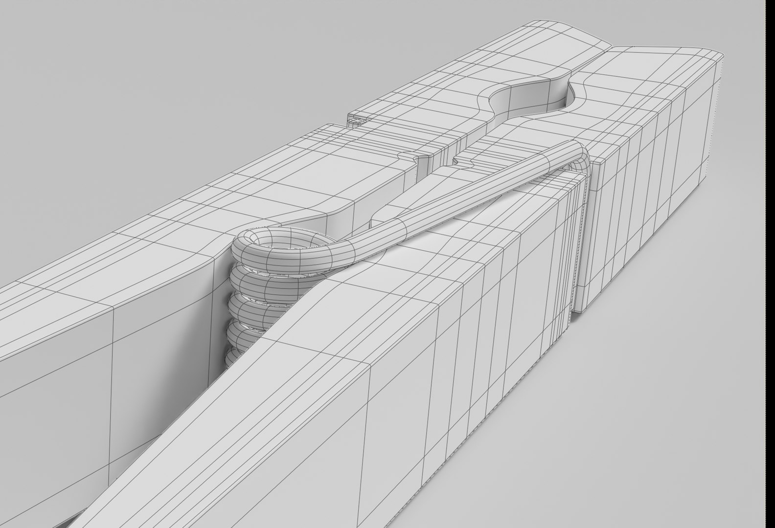 3D Wooden Clothespin Model - TurboSquid 2275690