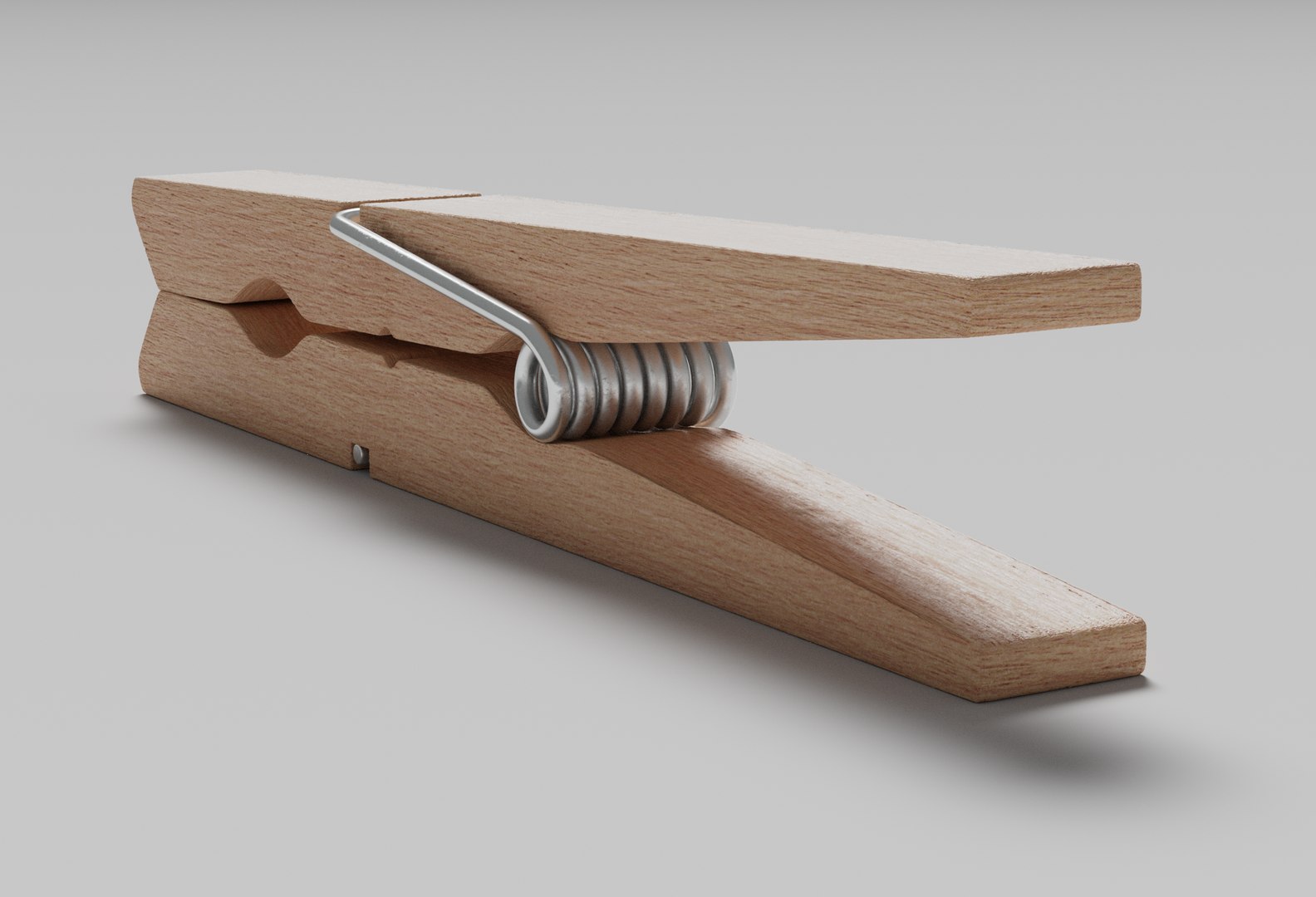 3D Wooden Clothespin Model - TurboSquid 2275690