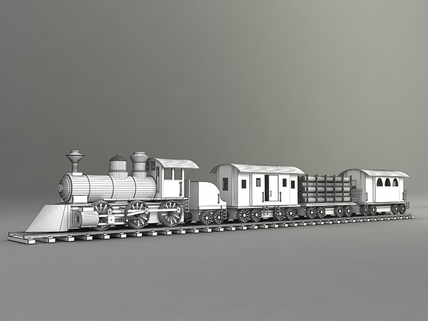 Max Wood Wooden Train