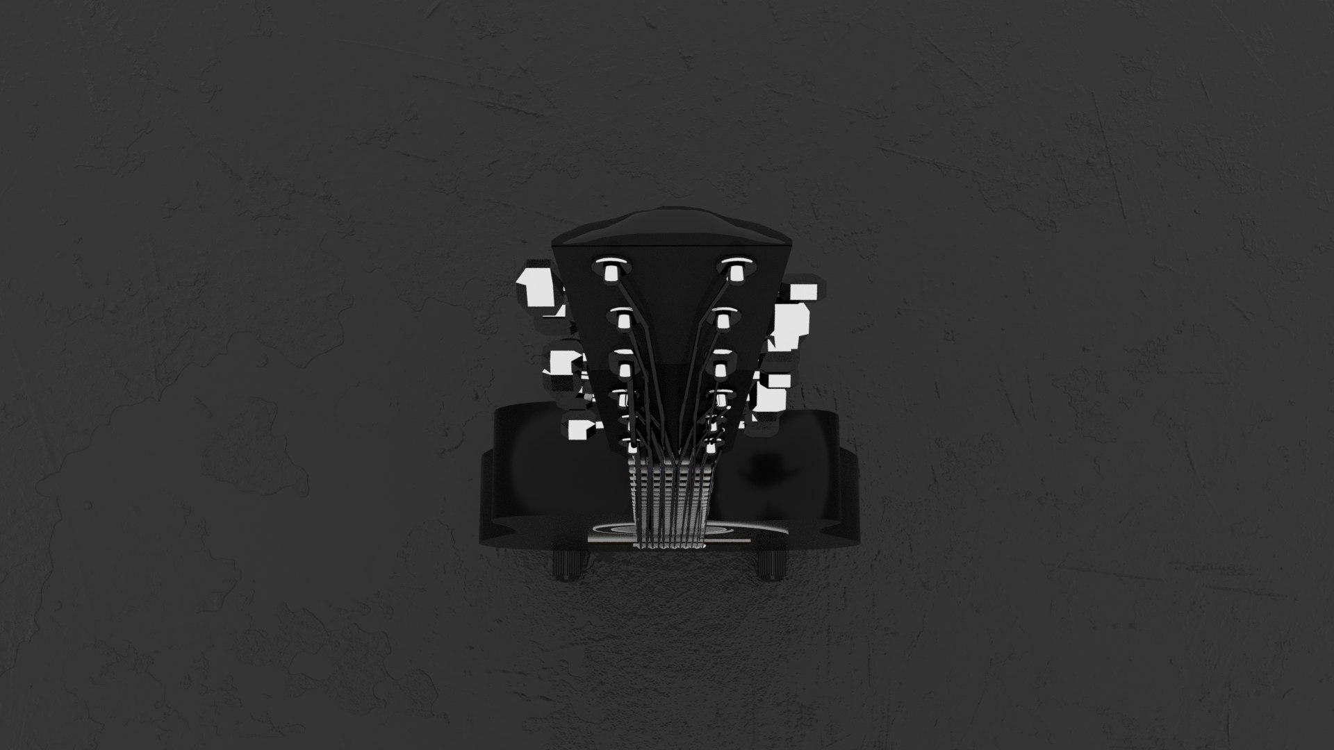 16 String Guitar With Stand Low-poly 3D Model 3D Model - TurboSquid 1934605