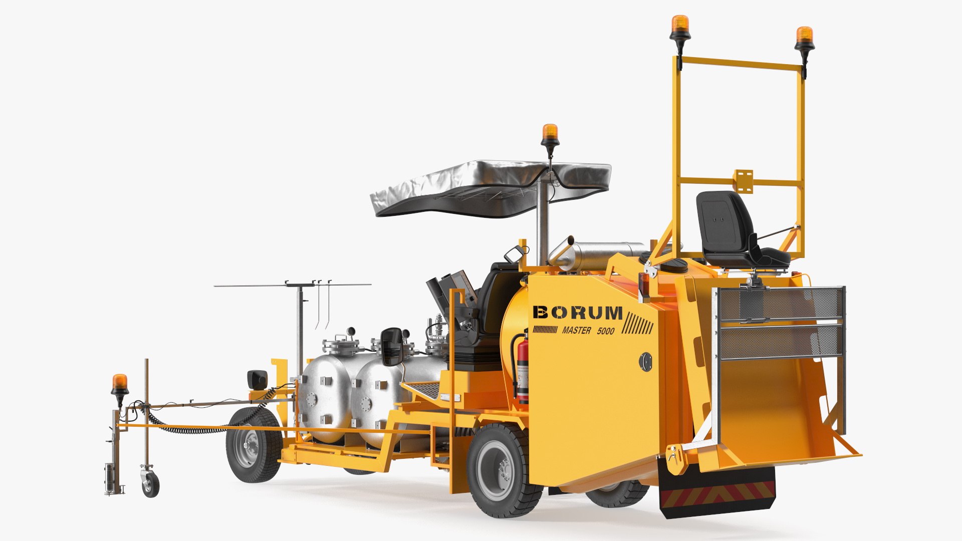 3D Road Marking Machine Borum Master 5000 model - TurboSquid 2162282
