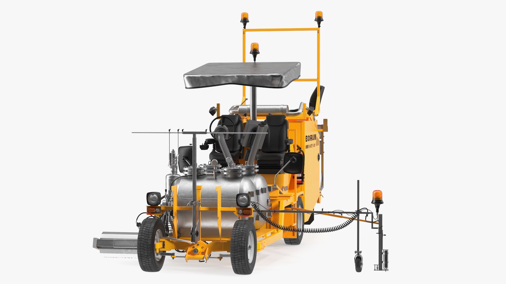 3D Road Marking Machine Borum Master 5000 model - TurboSquid 2162282