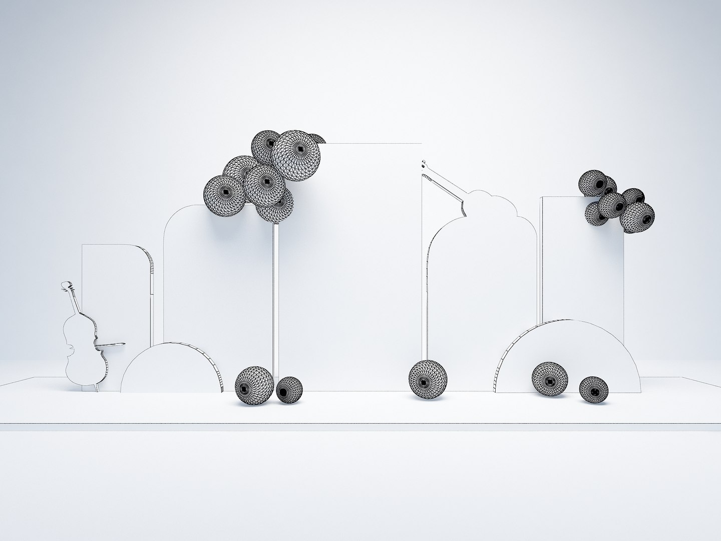 Square Music Concert Display Spring Theme Display Music Festival Layout ...