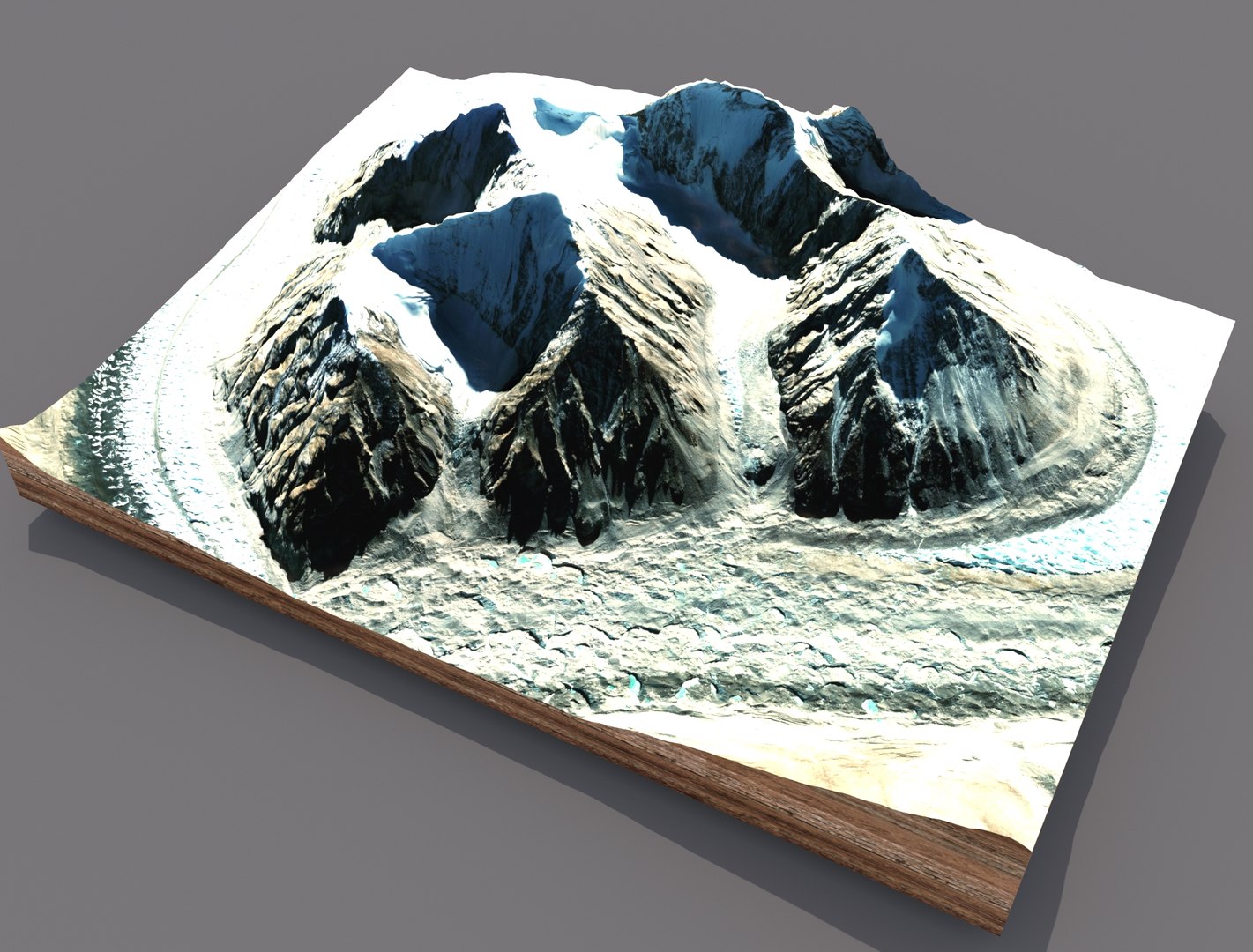 3D mountain landscape everest mount model - TurboSquid 1578637