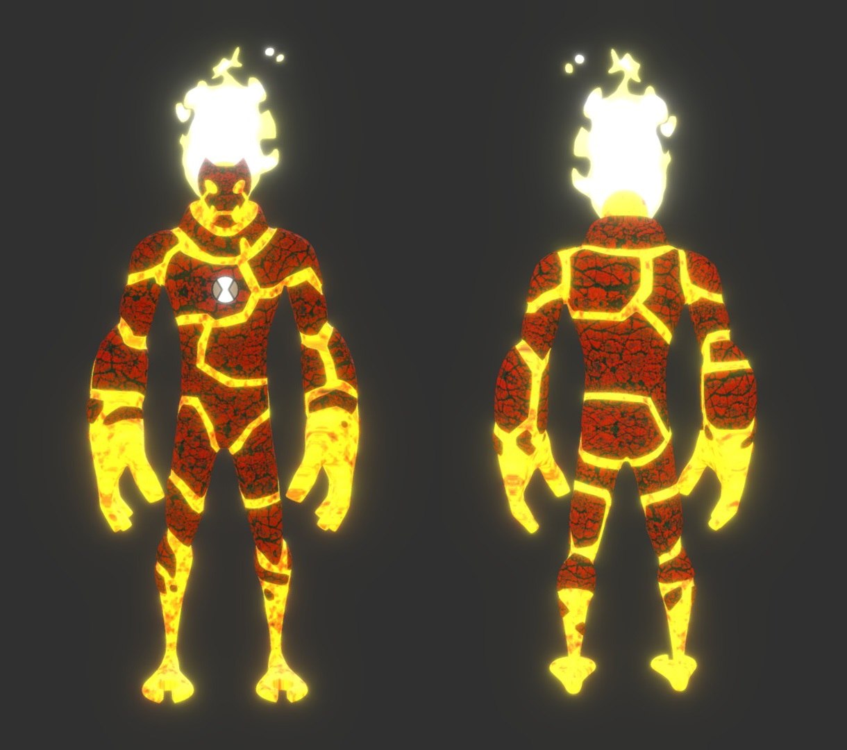 3D Model Heatblast Ben 10 - TurboSquid 1263456