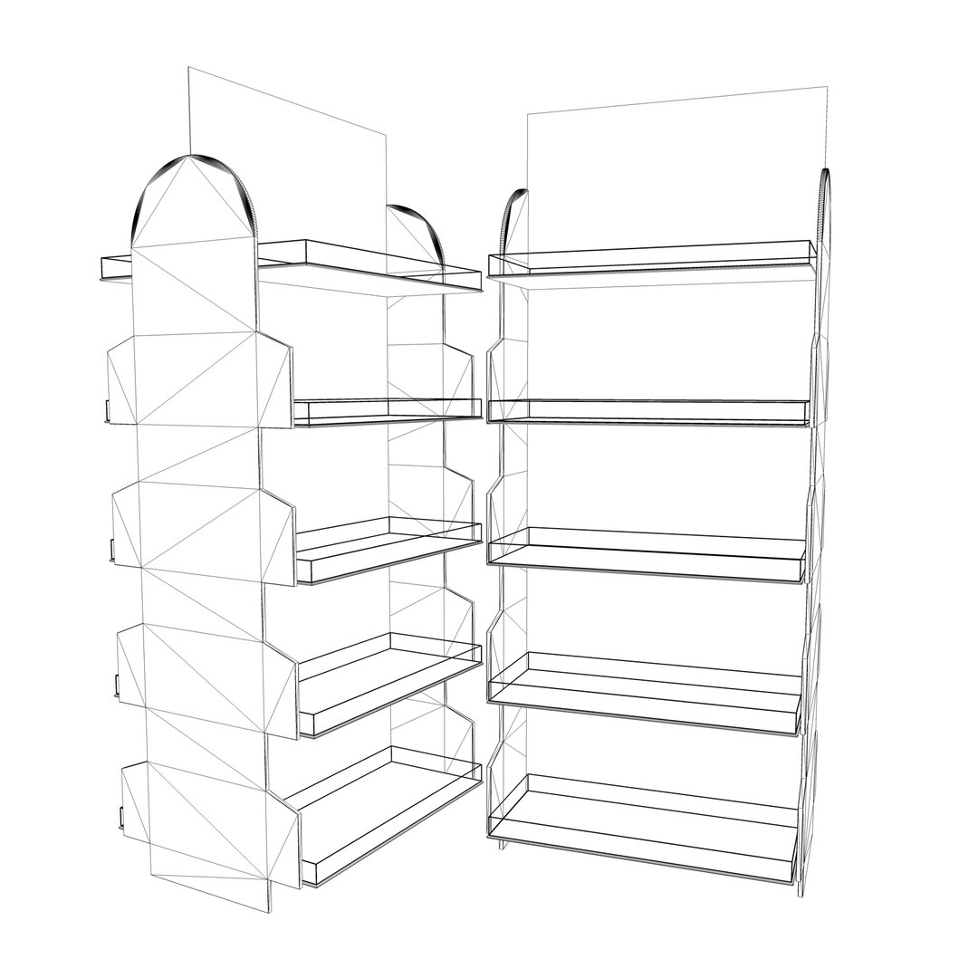 Display rack 3D - TurboSquid 1372973