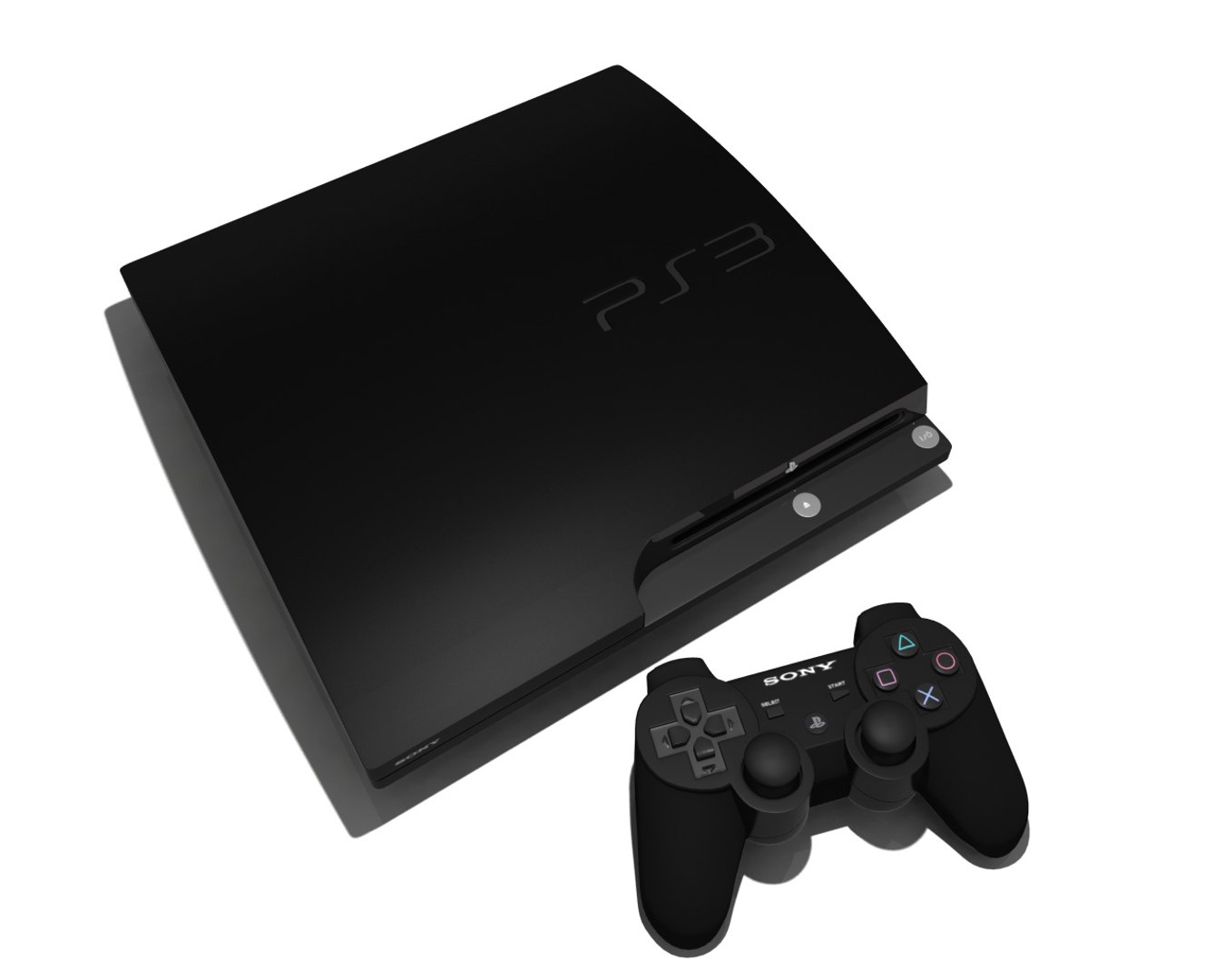 3d model details sony playstation 3