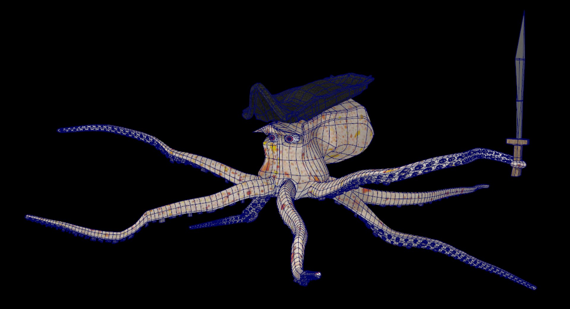 Free Octopus Free Low-poly 3D Model 3D Model - TurboSquid 2179341