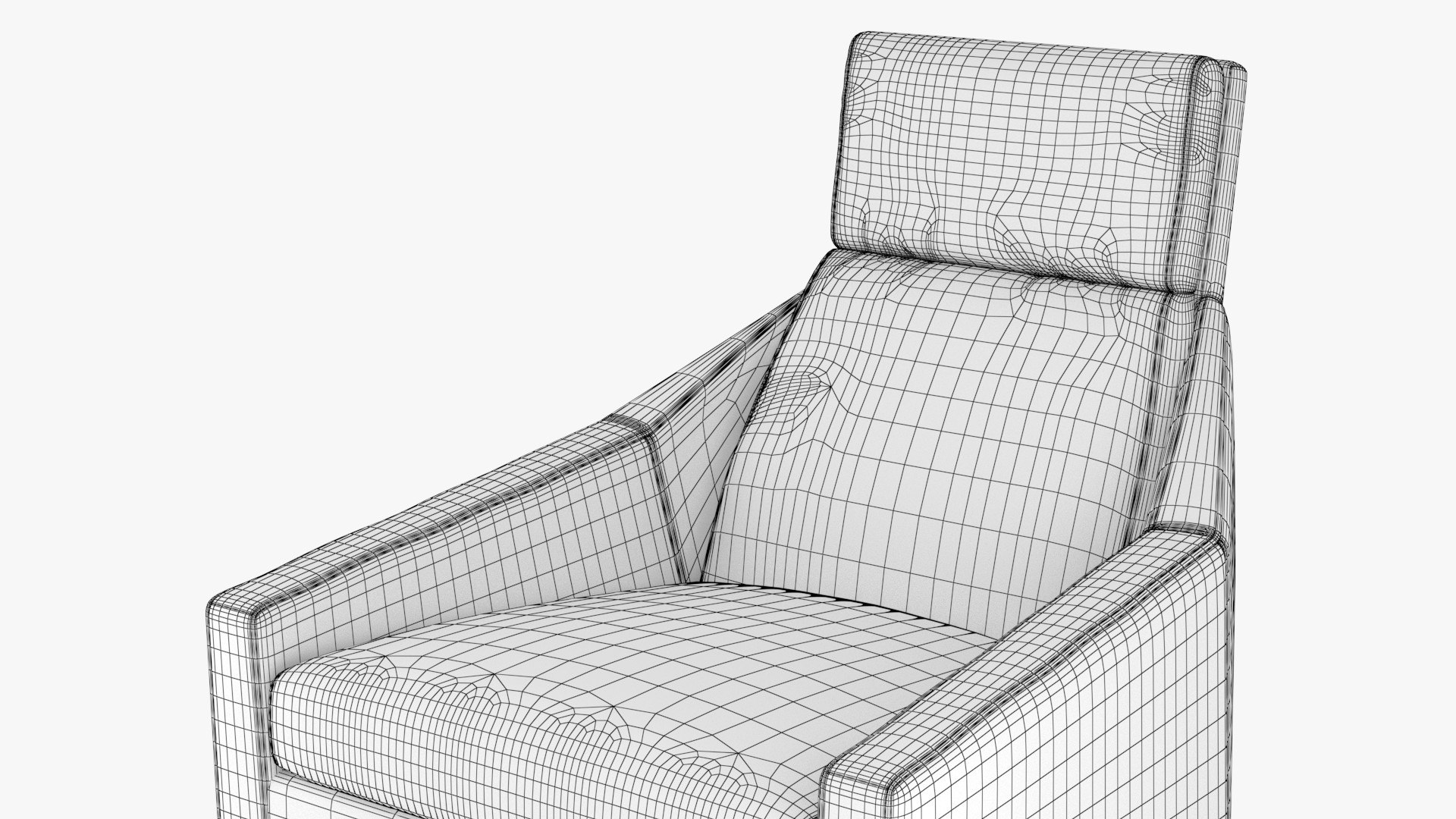 3D Austin Leather Armchair - TurboSquid 1892637
