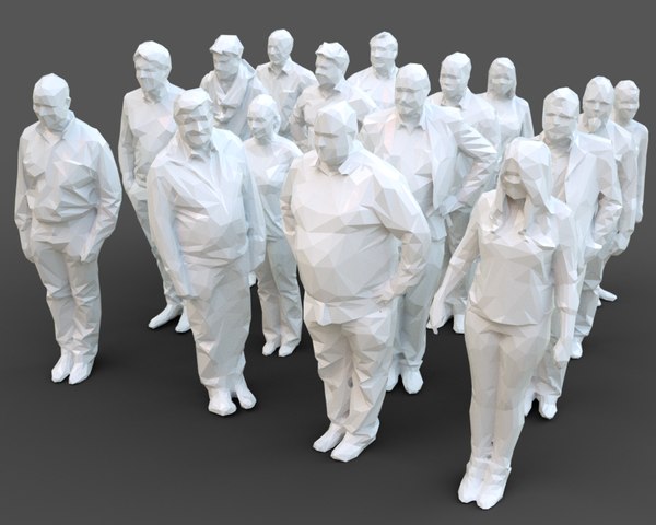 Architectural stylized human character 3D | 1147648 | TurboSquid