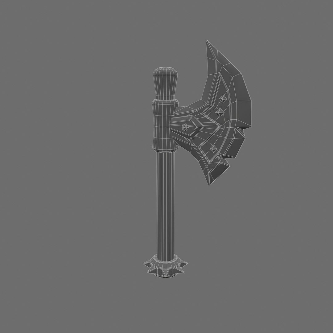 3D Low Poly Axe - TurboSquid 2415620