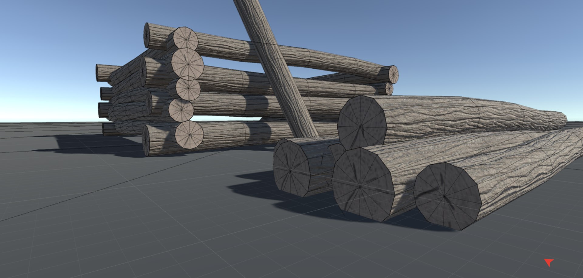Wooden Logs 3D Model - TurboSquid 1439056