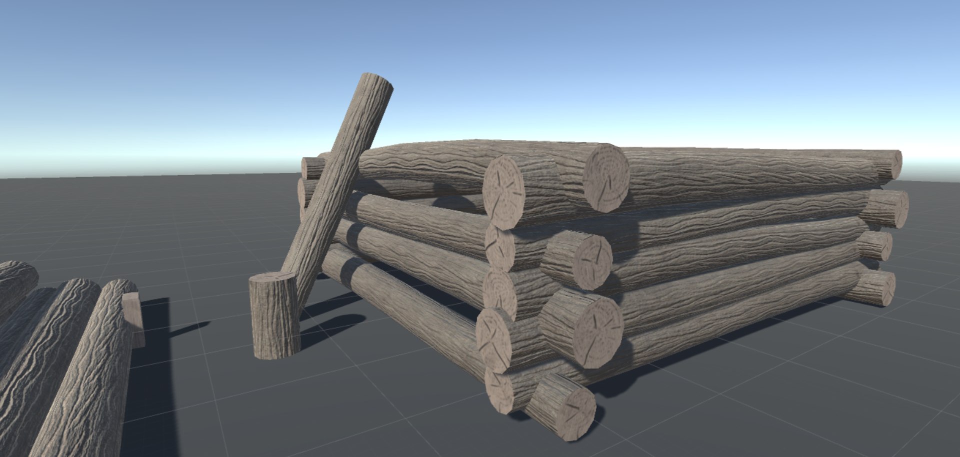 Wooden Logs 3D Model - TurboSquid 1439056