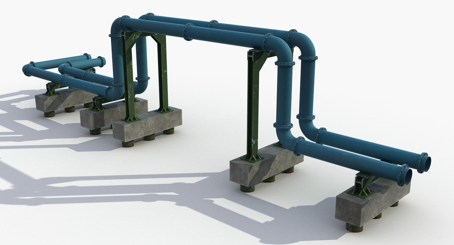 3D Pipeline 6 Modular - TurboSquid 2225506