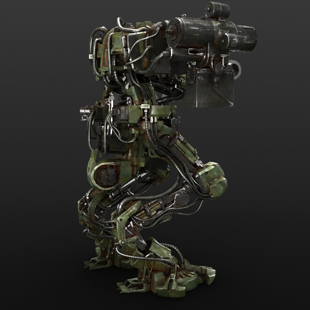 3d Model Mech Soldier