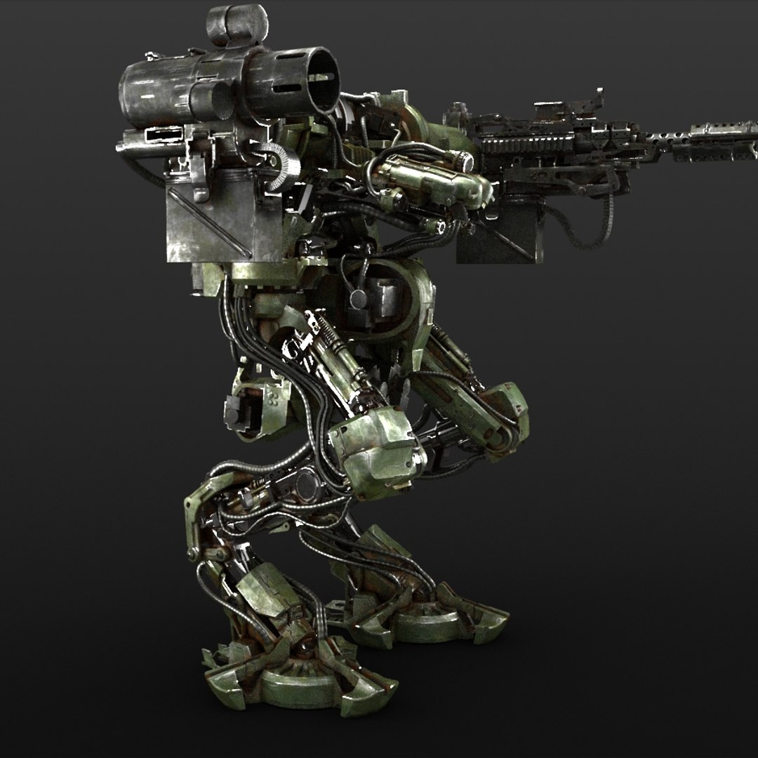 3d Model Mech Soldier