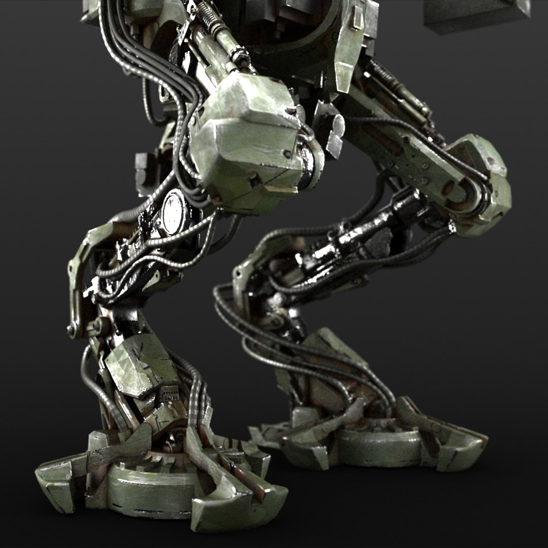 3d Model Mech Soldier