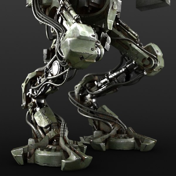 3d model mech soldier