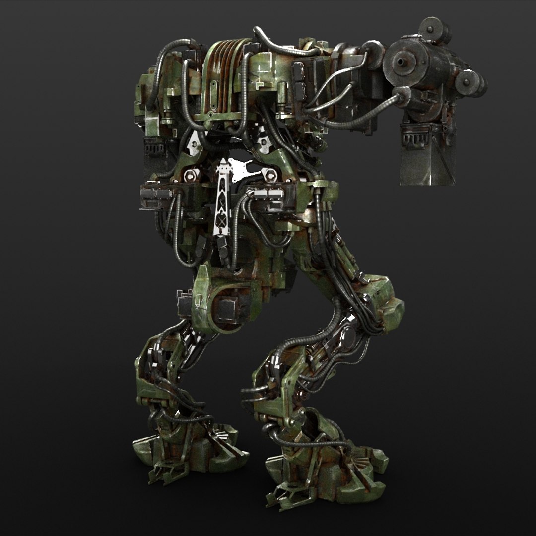 3d Model Mech Soldier