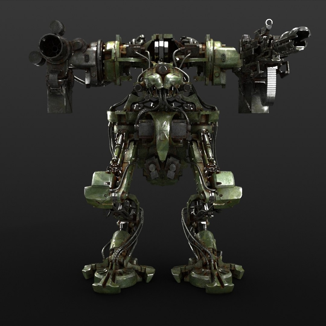 3d Model Mech Soldier