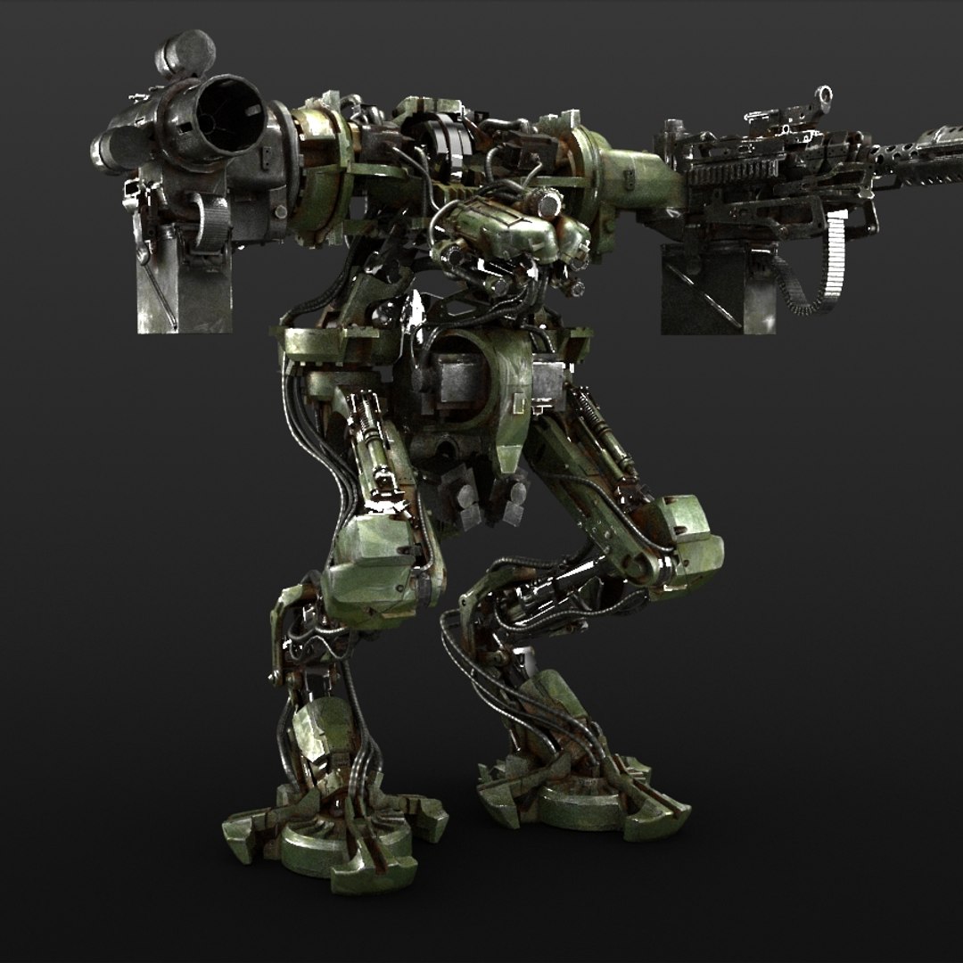 3d Model Mech Soldier