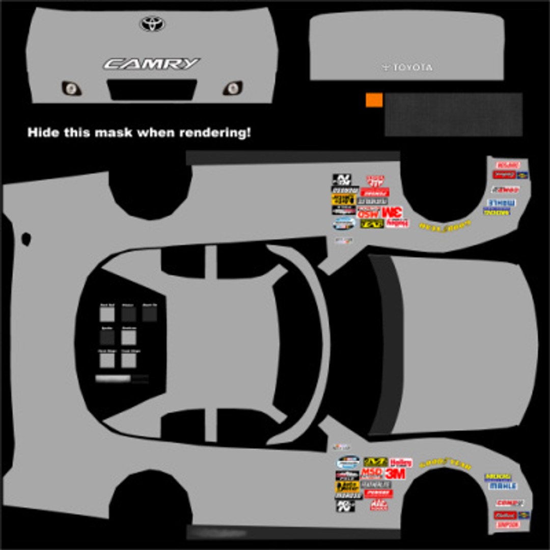 2010 Nascar Nationwide Series 3d Model