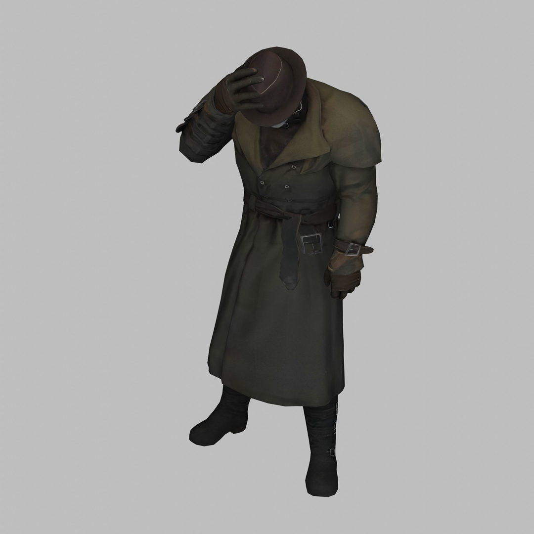 3D модель PUBG Mobile - Тиран из Resident Evil 2, сфальсифицированный и ...