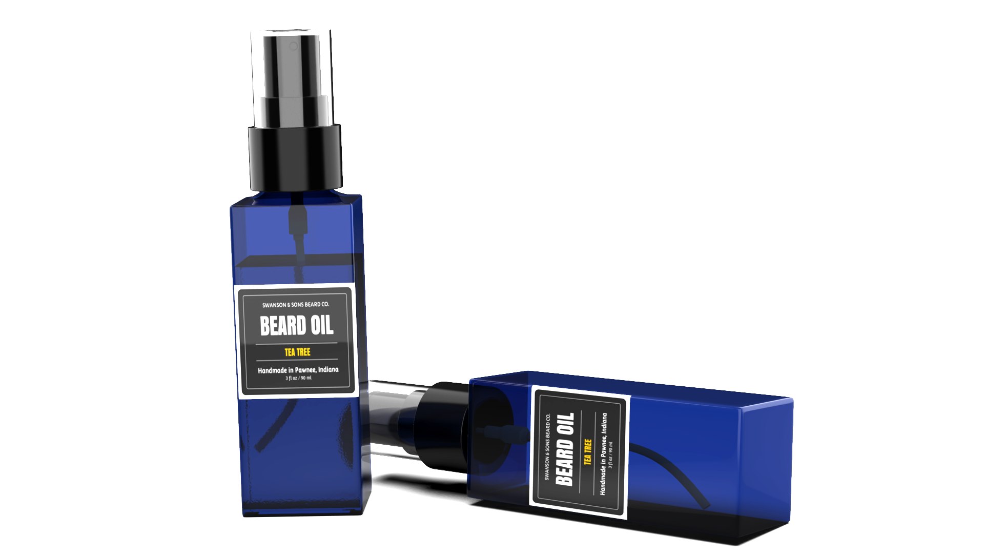 Beard Oil 3D Model - TurboSquid 1670093