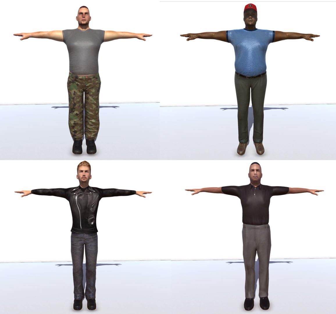 3d Pack Men