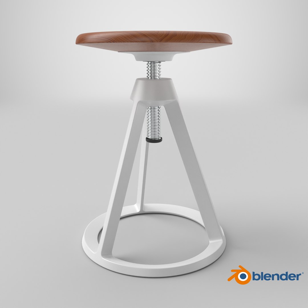 3d Realistic Adjustable Height Industrial Model