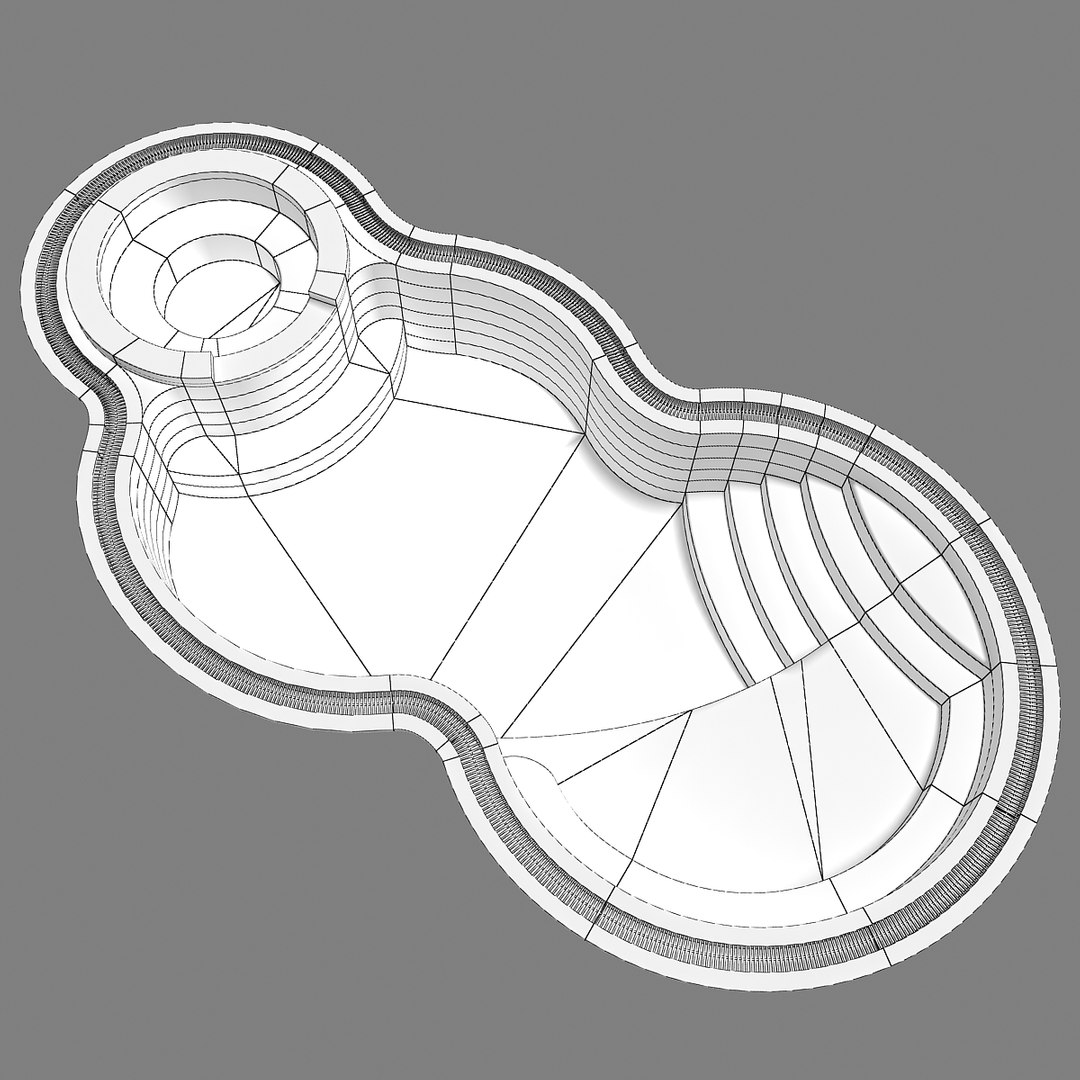 Swimming Pool 3D Model - TurboSquid 1662024