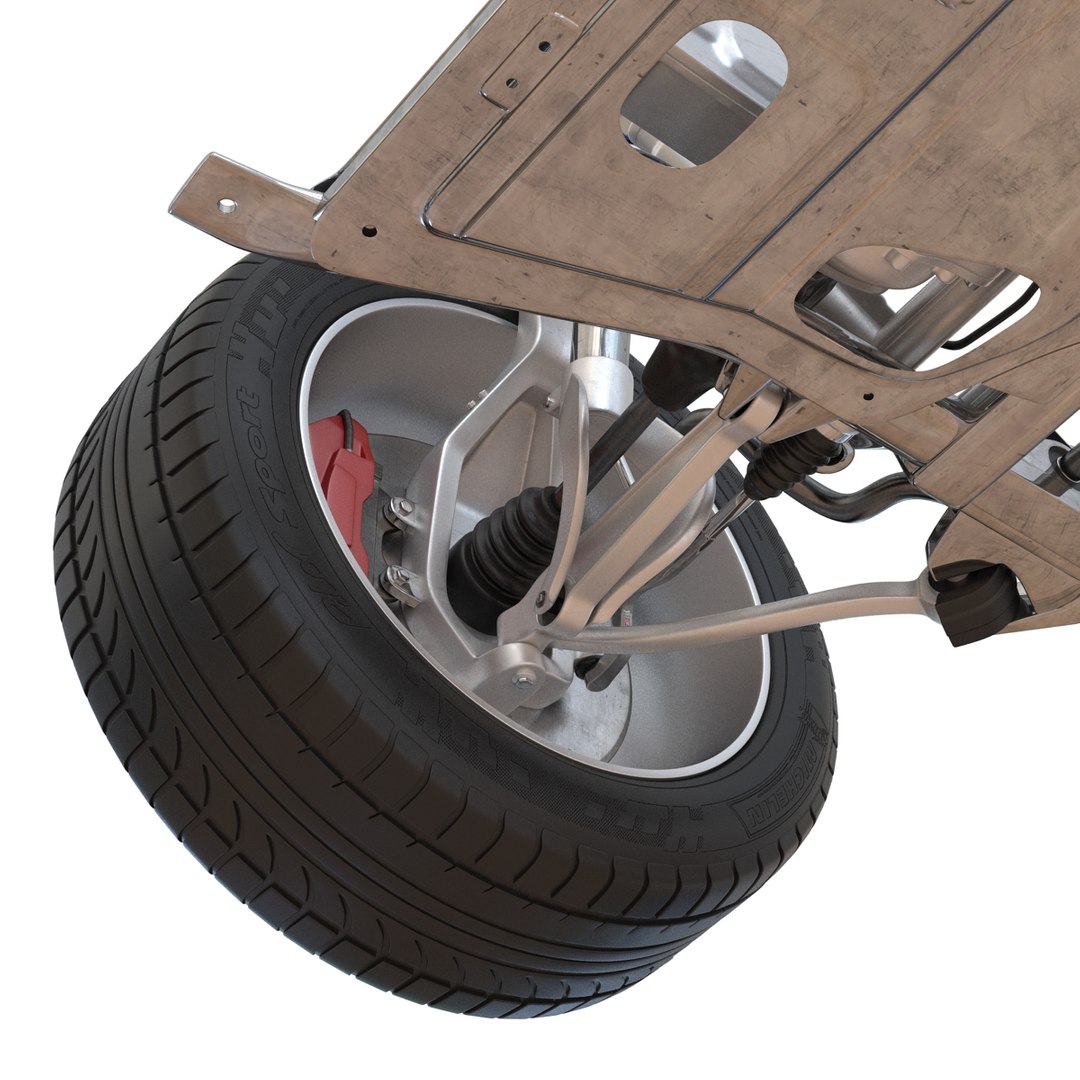 3d Model Suv Suspension