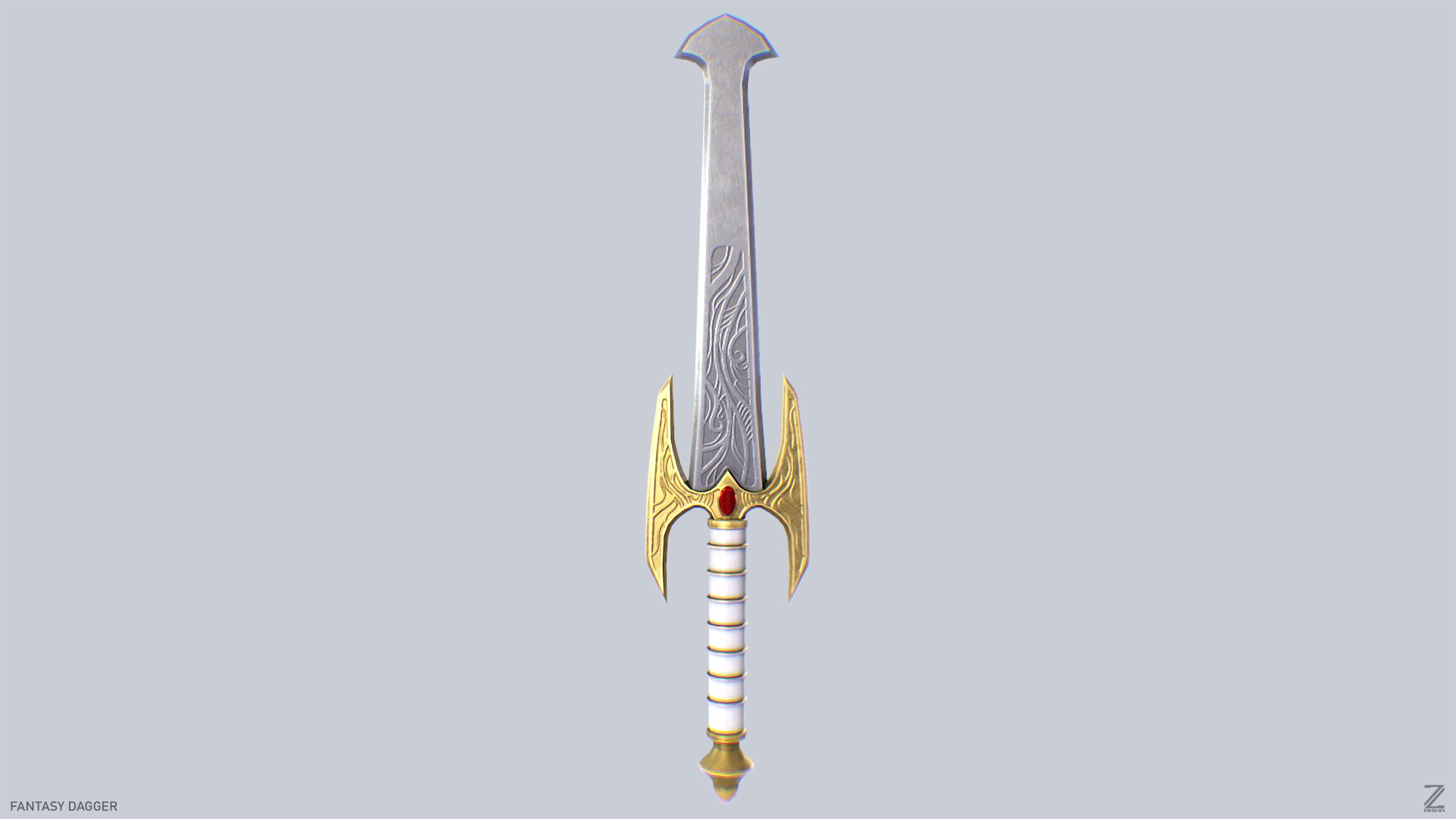 Fantasy Dagger Model - TurboSquid 2231352