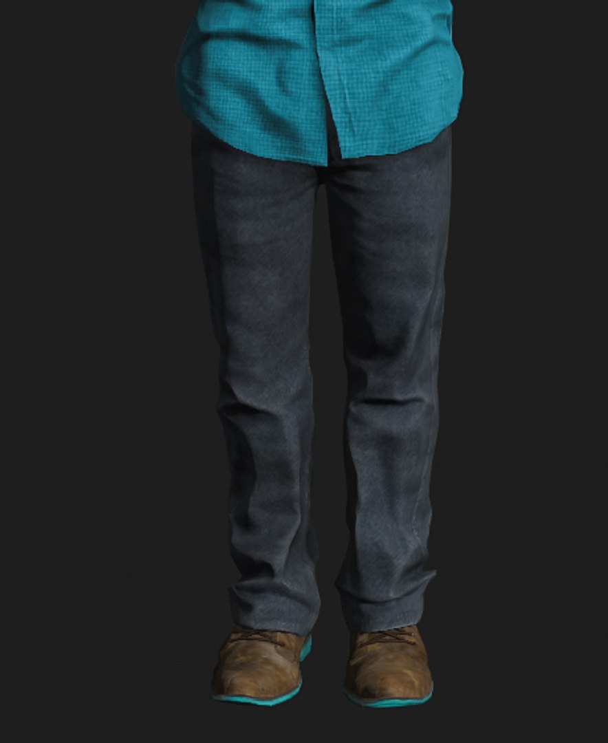 Angry man character 3D model - TurboSquid 1182410