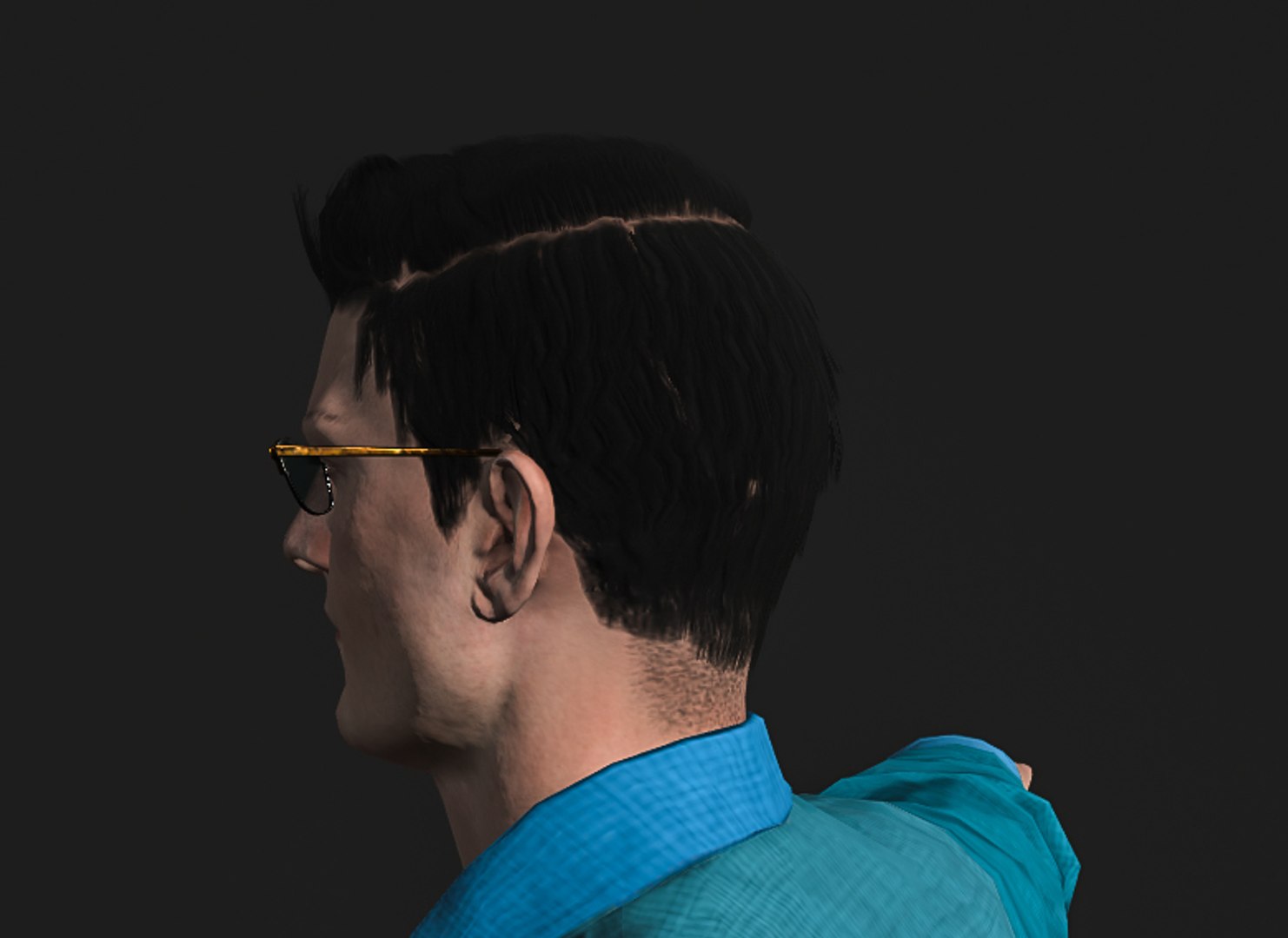 Angry man character 3D model - TurboSquid 1182410