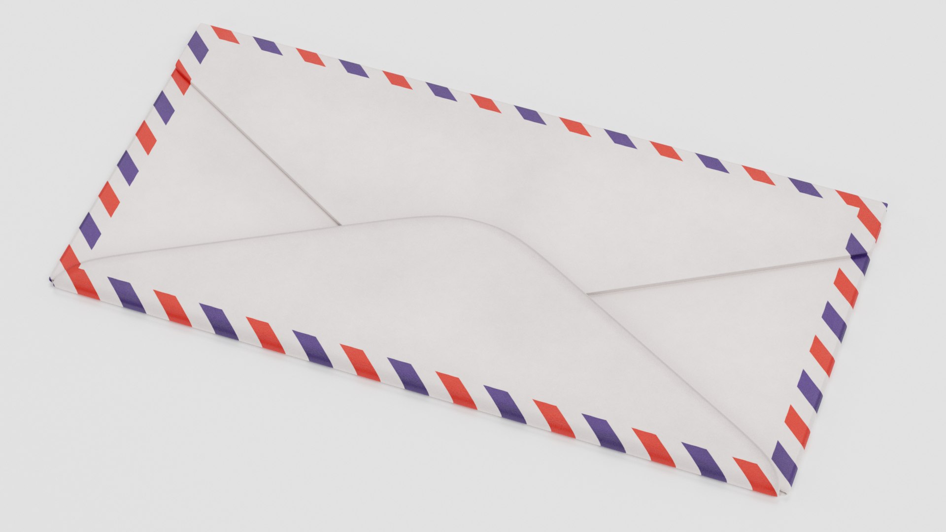 3D Envelope Paper Mail Model - TurboSquid 1692590